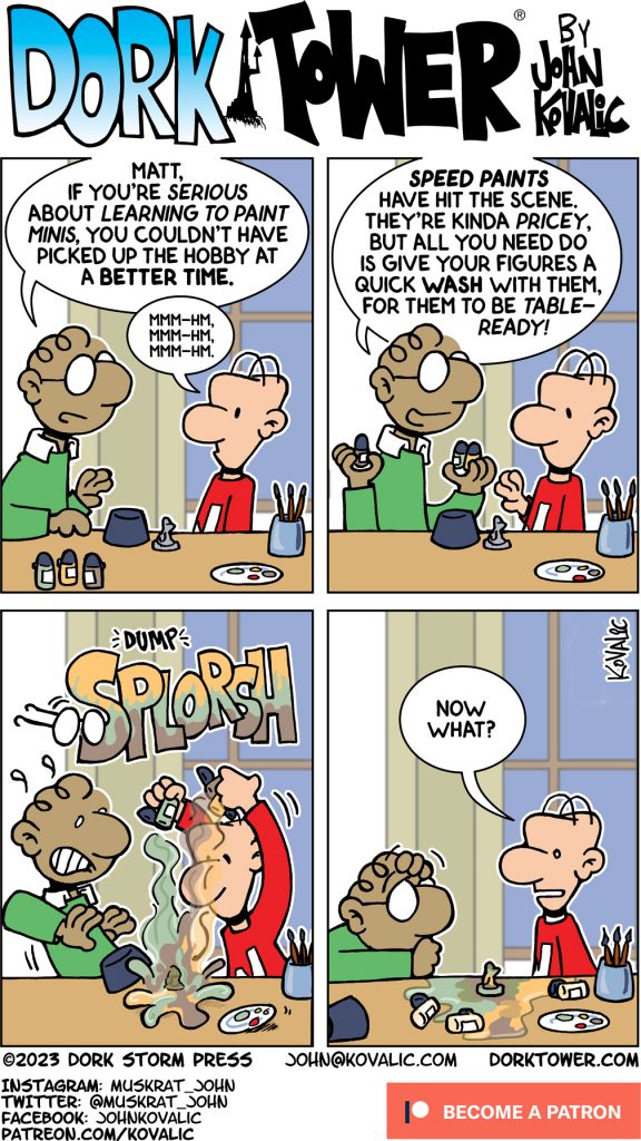 Paint ‘n Take – DORK TOWER 12.05.23 – Dork Tower