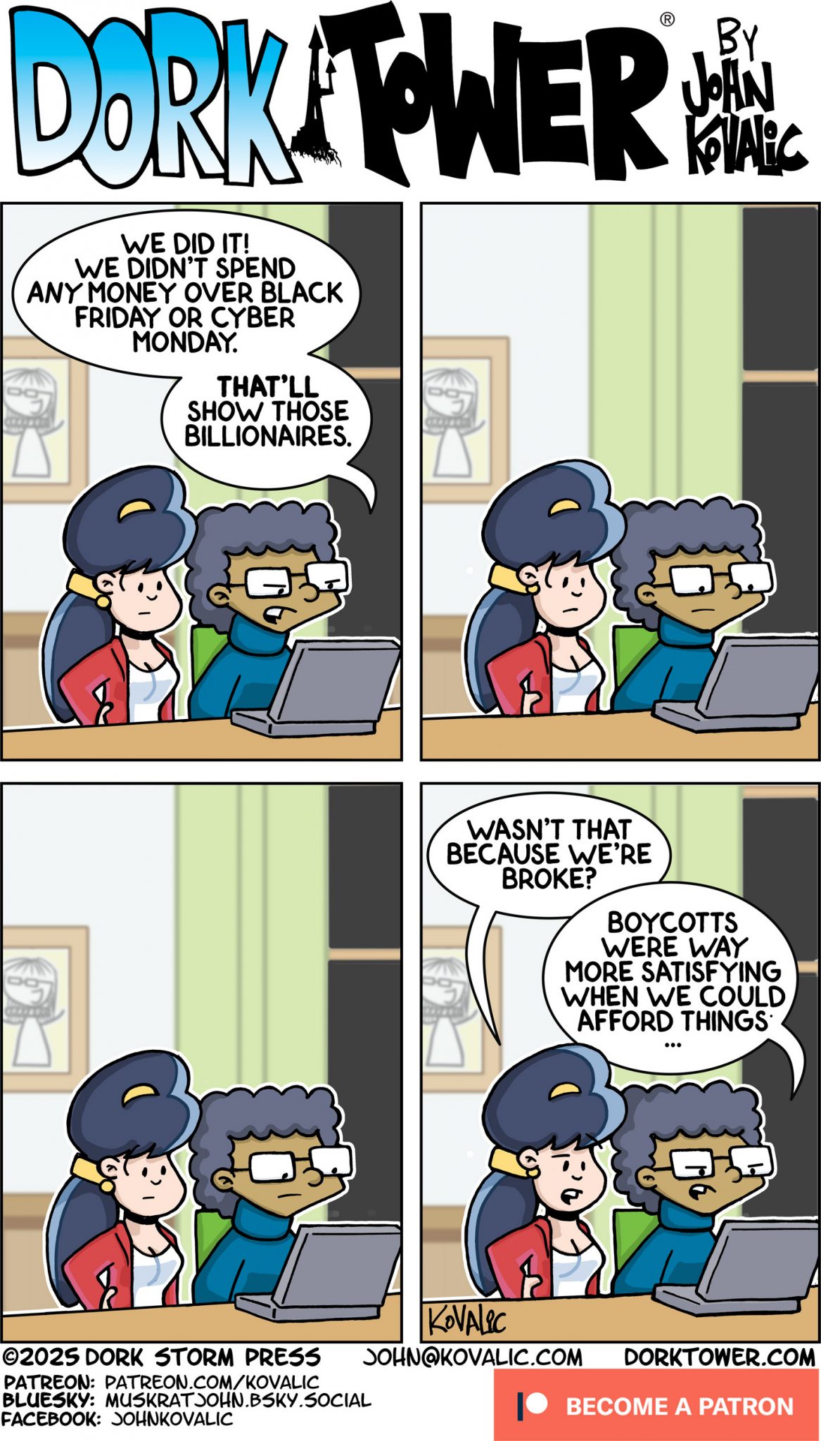 Dork Friday – DORK TOWER 03.12.25 – Dork Tower